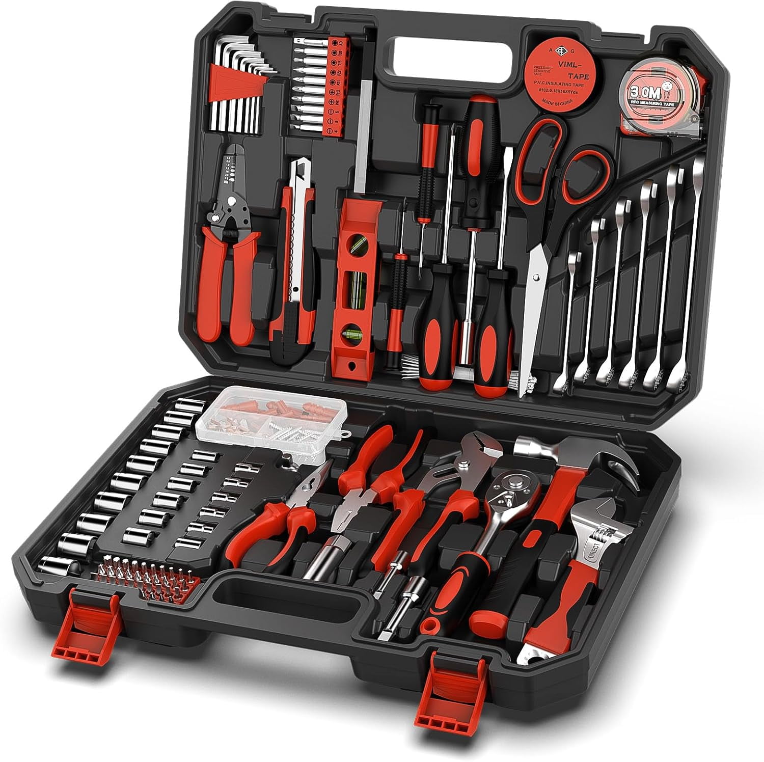 Home Tool Kit 287PCs - Complete Repair General Hand Tool Set for Men ...
