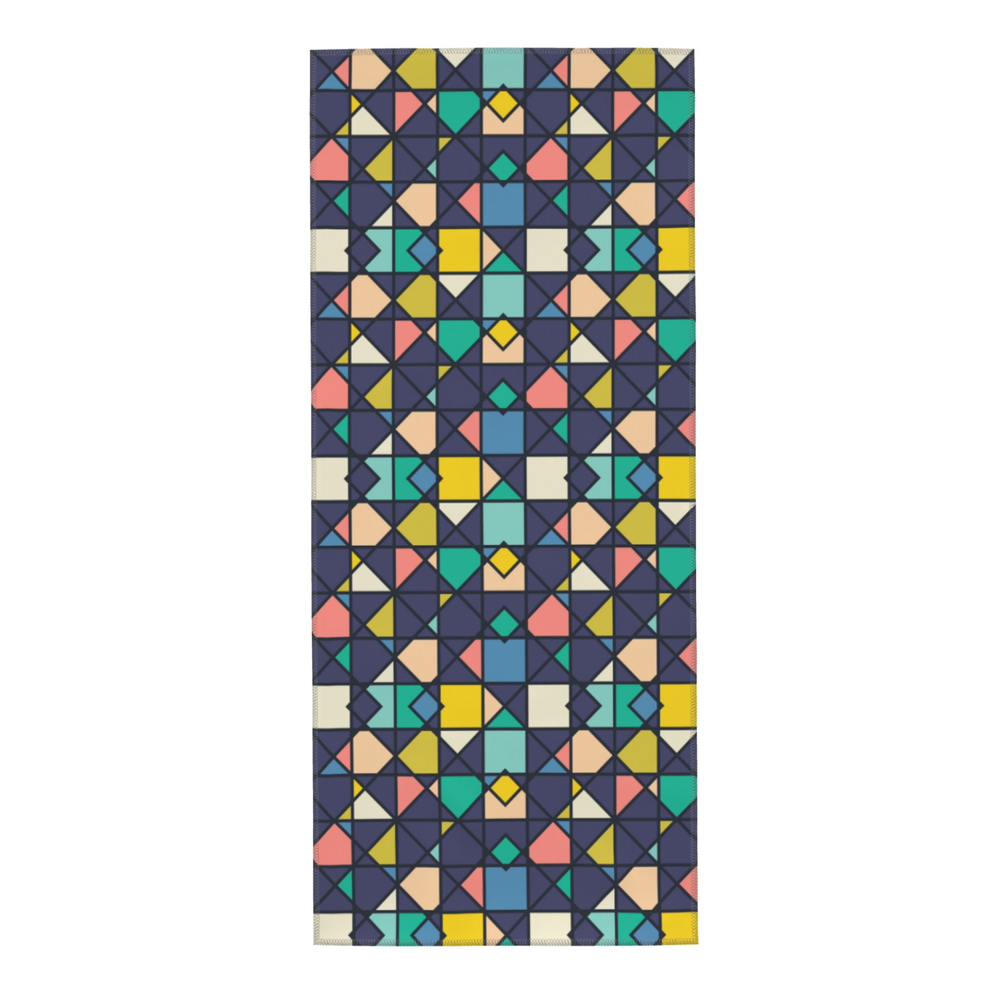 Home Towels Geometric Architectural Patterns Absorbent Hanging Hand ...