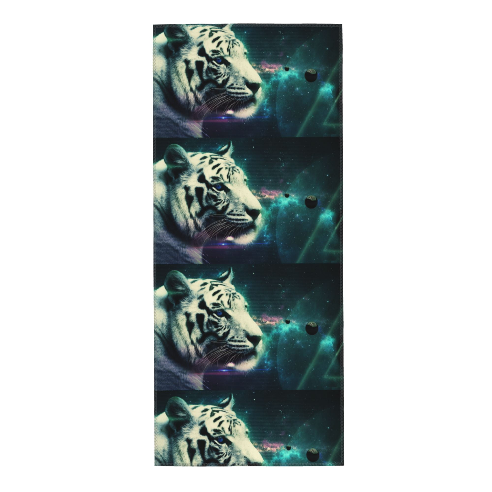 Home Towels White Tiger Absorbent Hanging Hand Towel Small Bath Towel ...