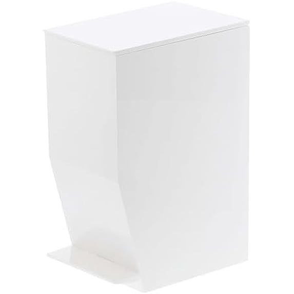 Home Tower Sanitary Step Trash Can - Small Space Waste Bin for Bathroom ...