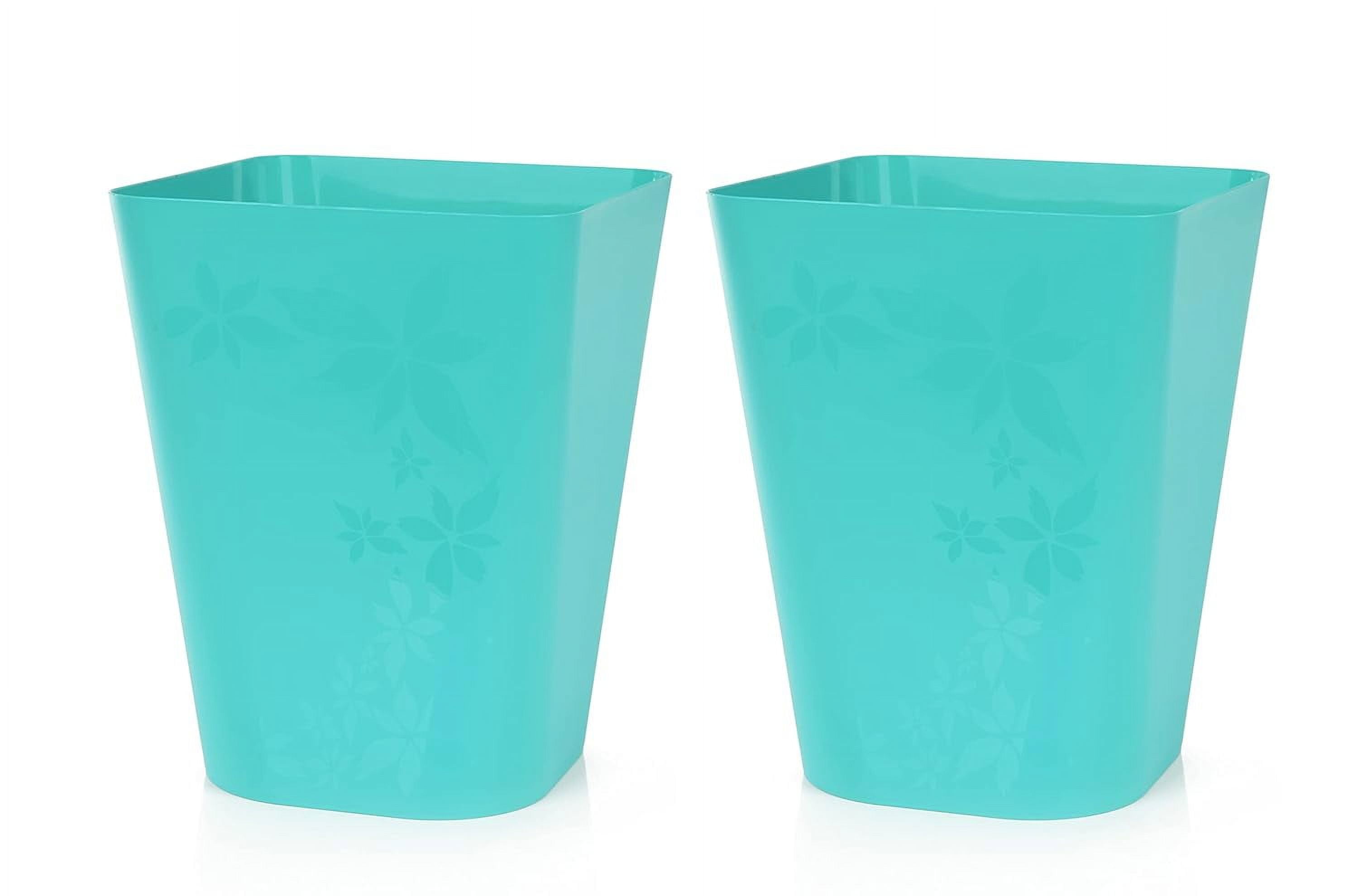 Home Trash Bins (Green, 12 Liter (3 Gallon) - 2 Pack) - Walmart.com