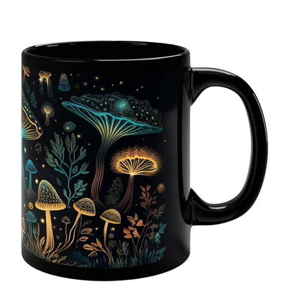 Home Travel Mushroom Ceramic Mug, Fashionable Fungi themed Drinkware ...