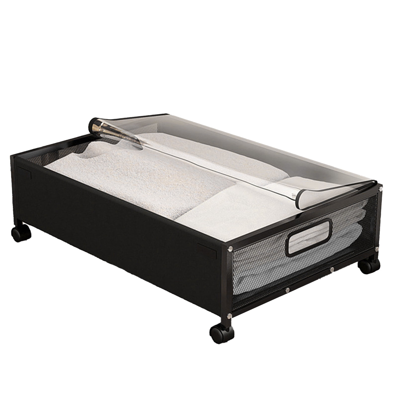 Home Under Bed Storage Rack with 360-Degree Swivel Wheels Great ...