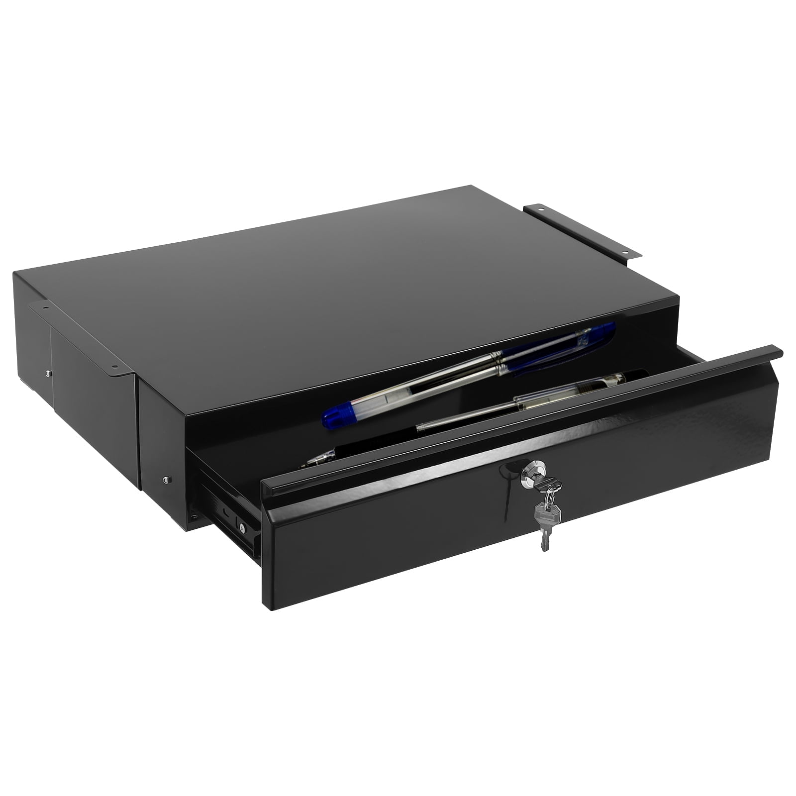 Home Under Desk Storage Drawer - Office Pull-out Hidden Drawer Hanging ...