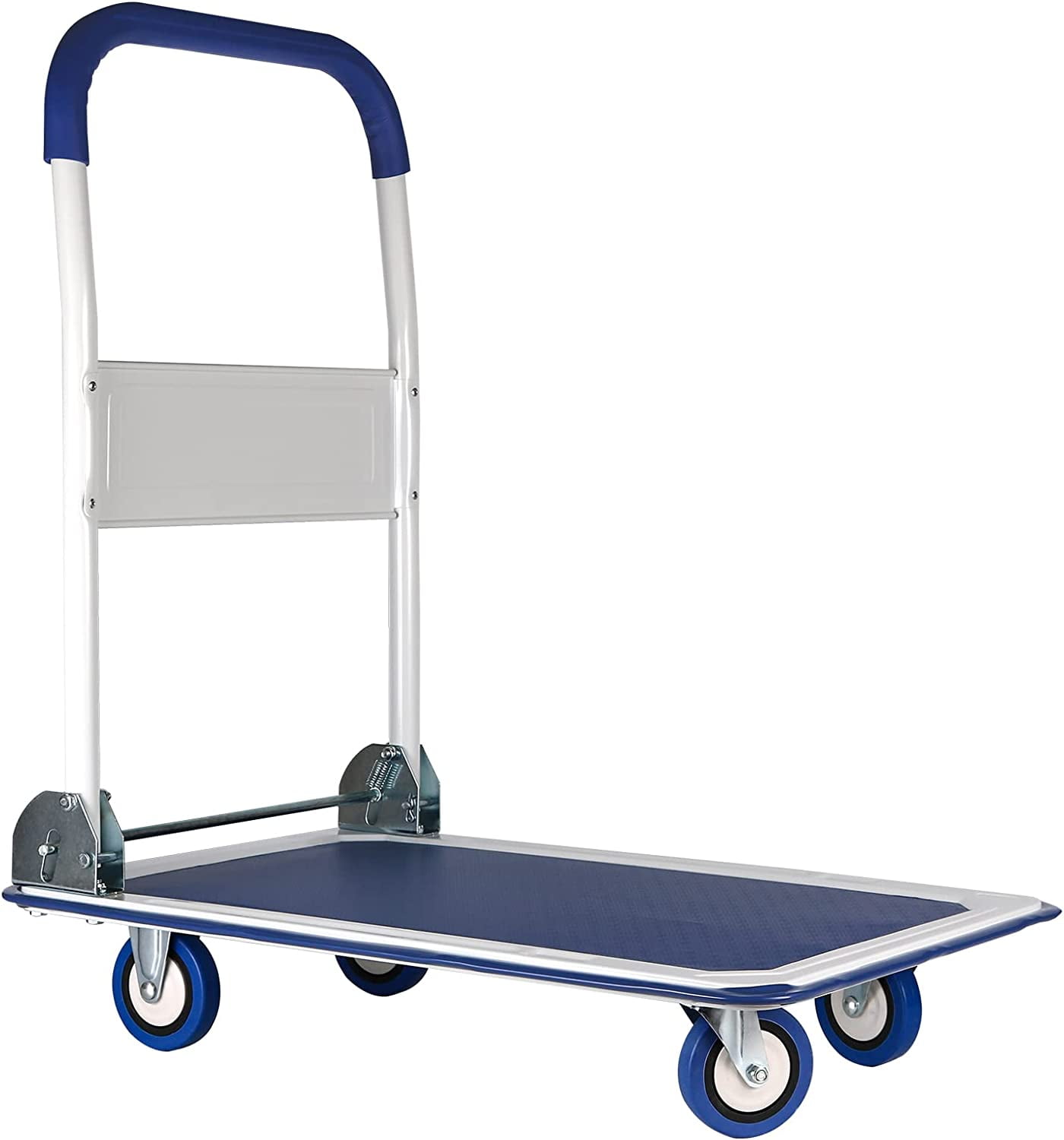 Home Upgraded Foldable Push Cart Dolly | 330 lbs. Capacity Moving ...