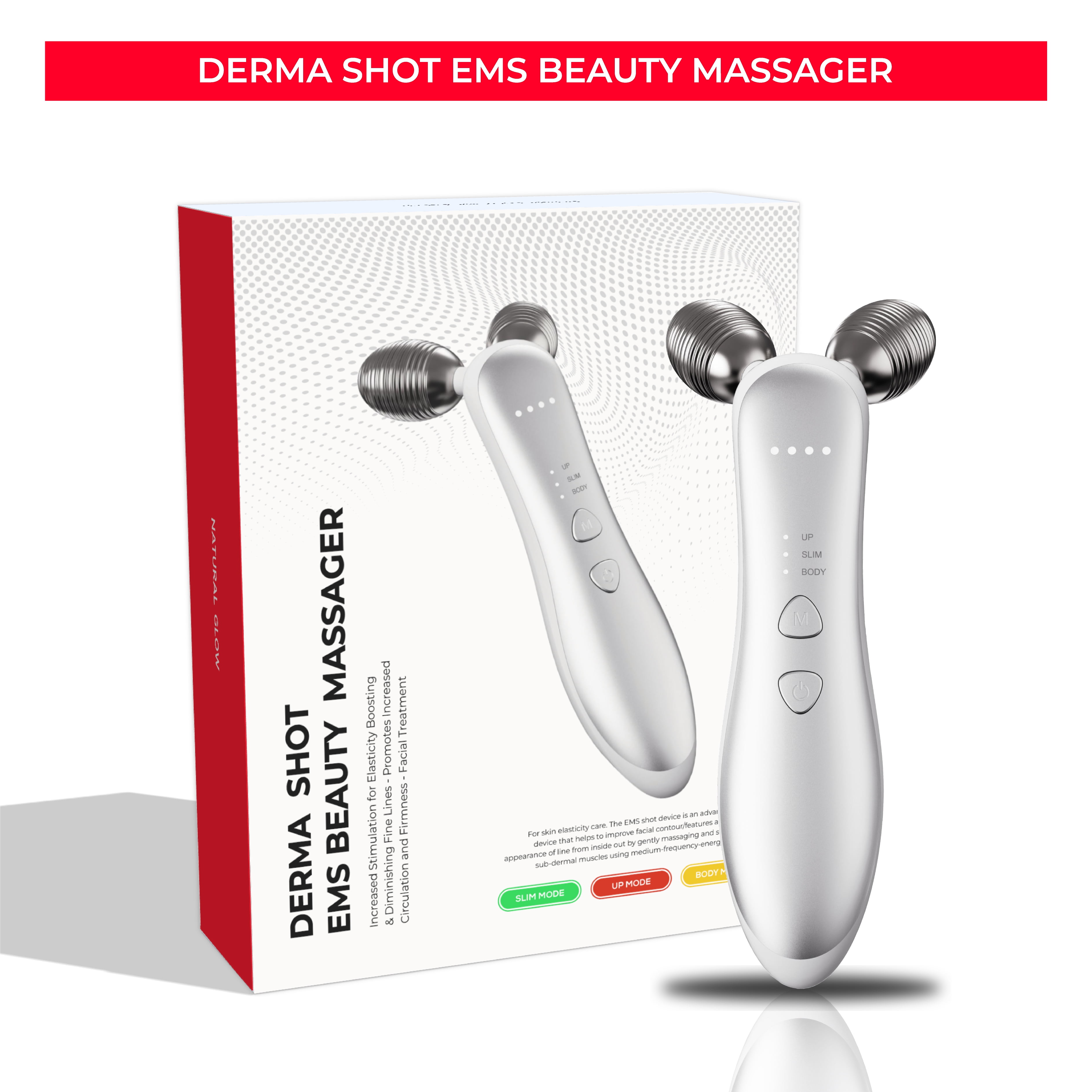 Home Use 10minutes by Face Lift Roller Beauty Body Massager for Skin ...