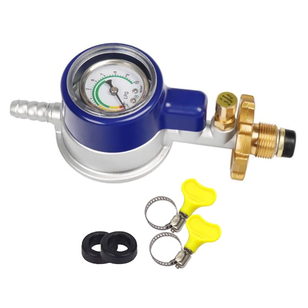 Home Use Gas Tanks Pressure Regulator with Gauge Safe Explosions Proof ...