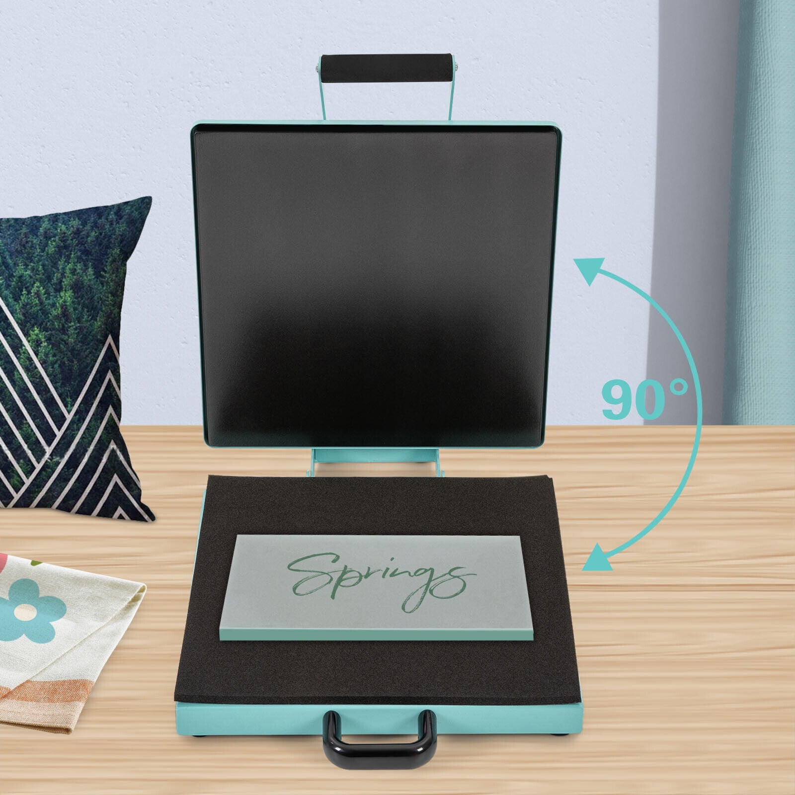 Home Use Portable Heat Press for Sublimation, Blue Heat Press Machine ...