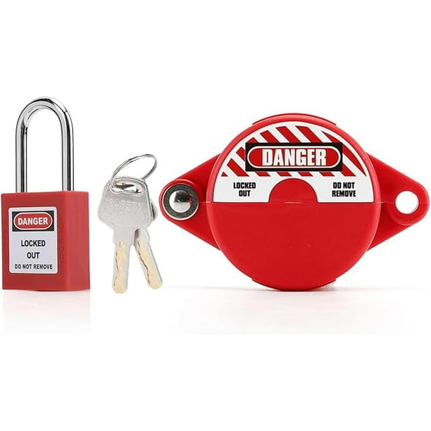 Home Valve Lockout Safety Padlock, Liquefied Gas Water Meter Floor ...