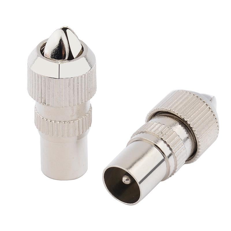 Home Video Catv Antenna Head RF Wire Plug Bamboo Head Male Head RF 9.5 ...
