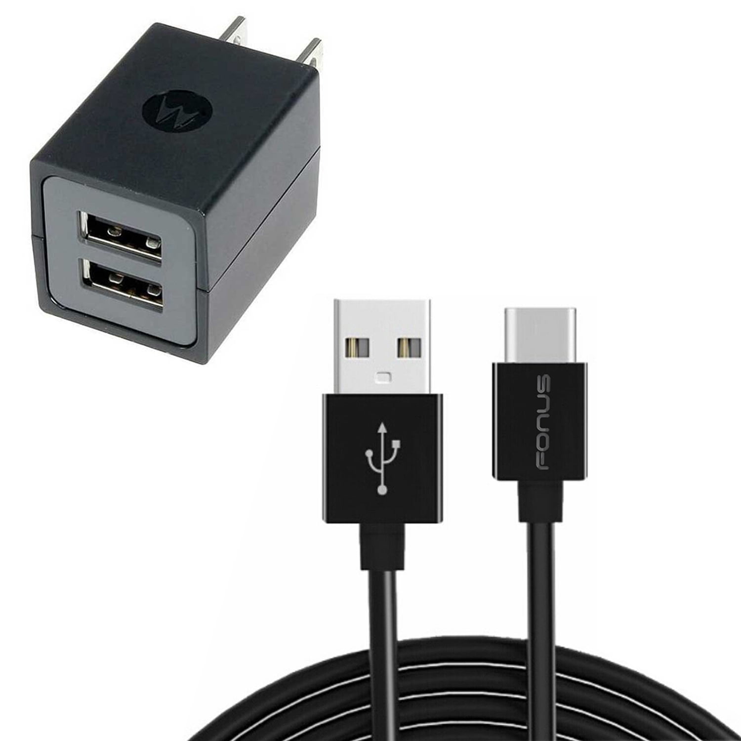 Home Wall Charger for TCL NxtPaper 11/Tab 11 - 6ft Long USB-C Cable 2 ...