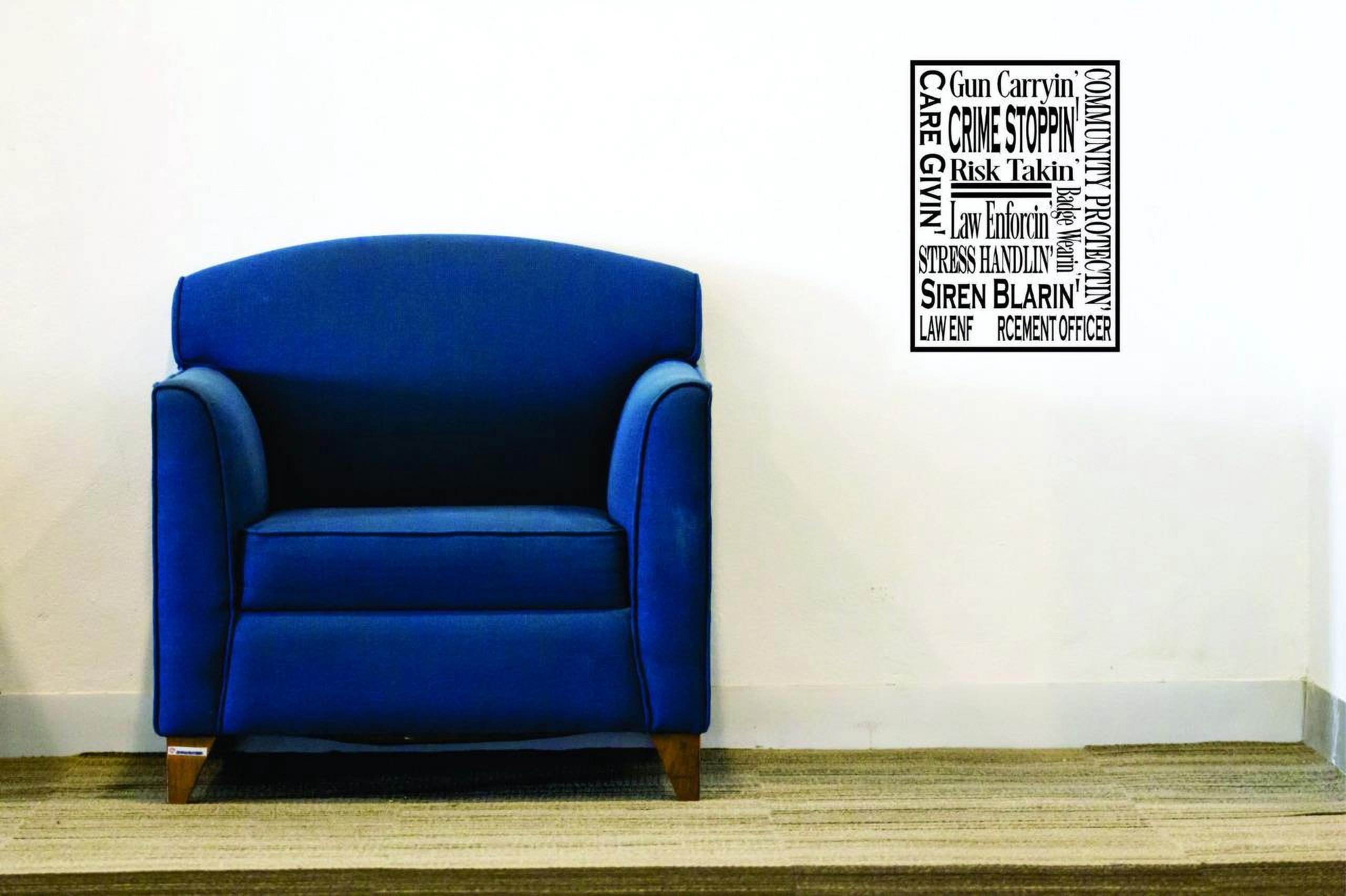 Home Wall Decals Police DescriptionGivin Siren Blarin Law Enforcin ...
