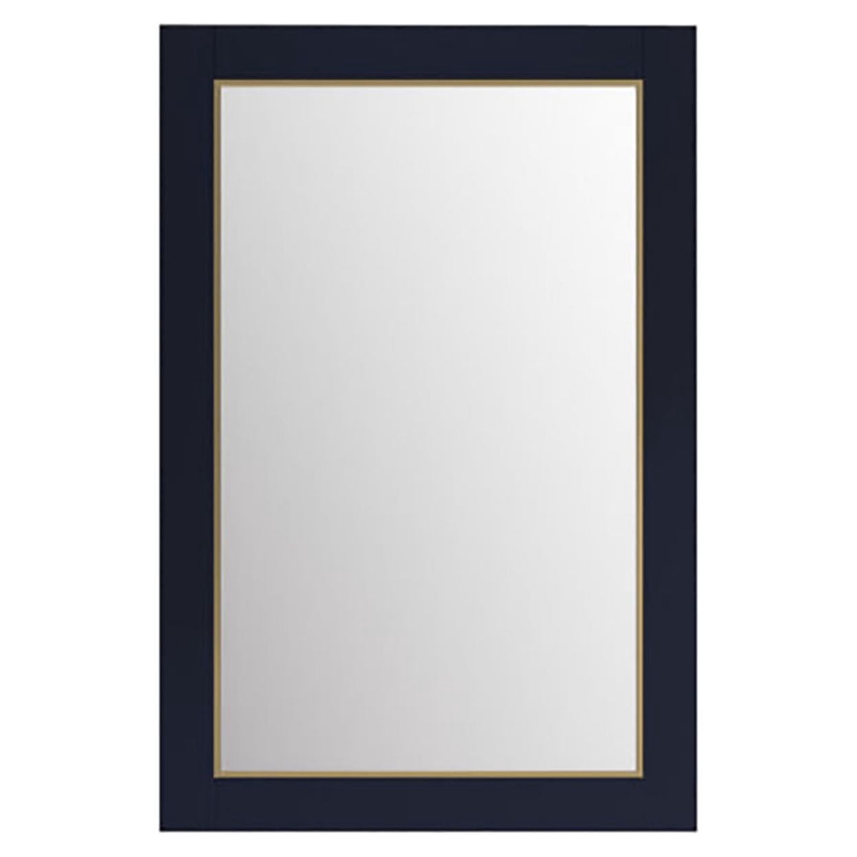 Home Wall Decorative Indoor 24" X 36" Blue Mirror, Plywood + Glass ...