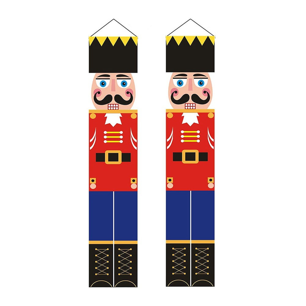 For Home Wall Front Door Apartment Party Nutcracker Banners Nutcracker ...
