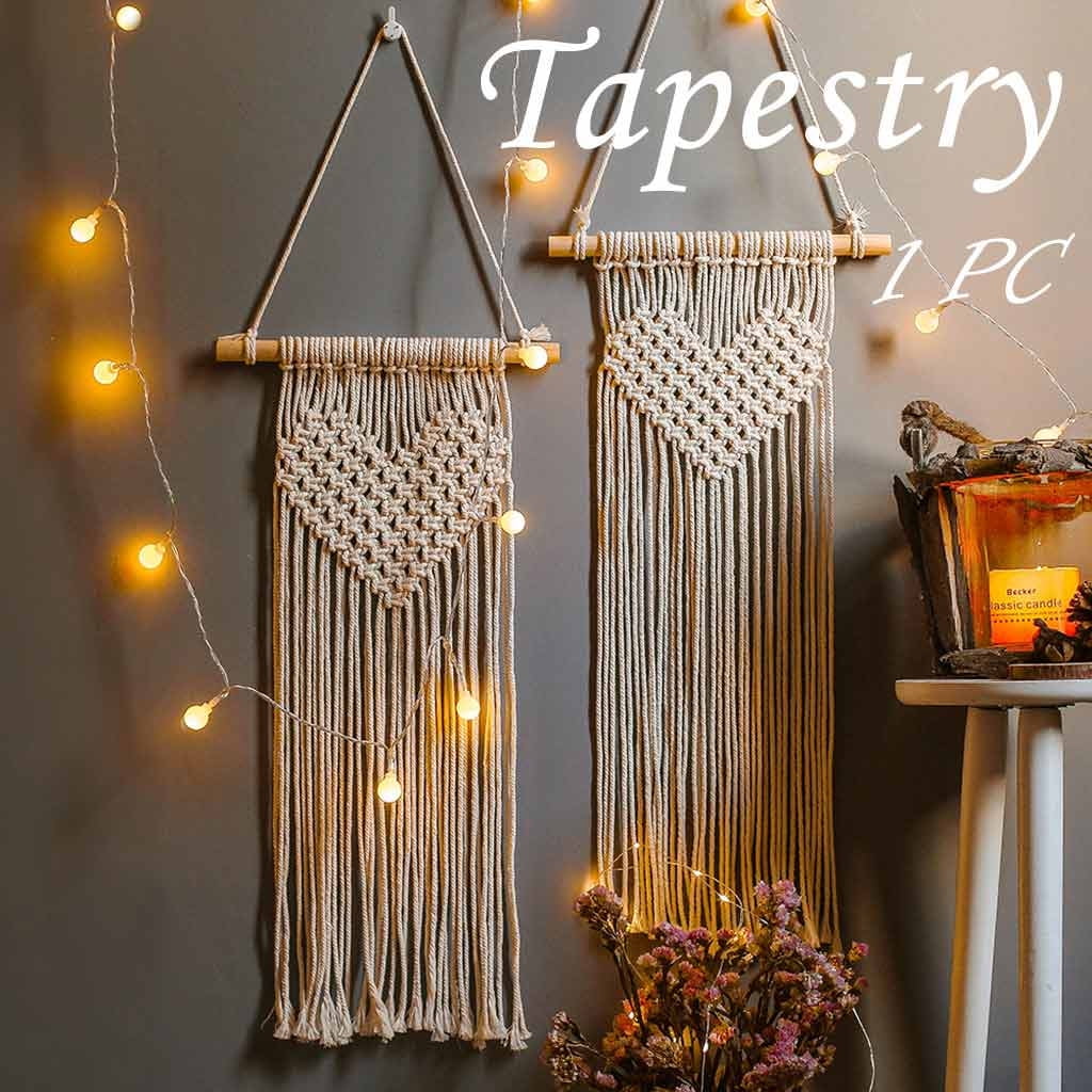 Home Wall Hangings Tapestry Handwoven Bohemian Wall Decoration ...