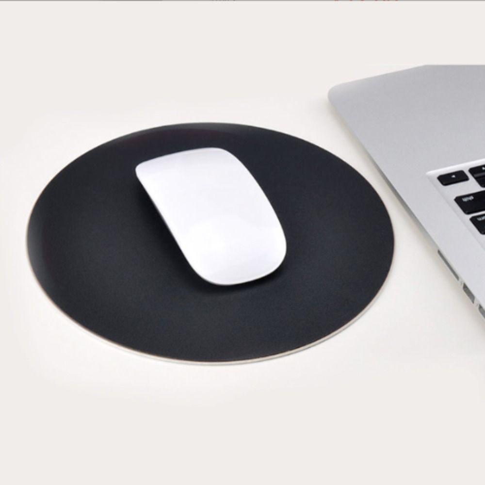 Home Water-proof Metal Hard Mouse Mat Round Desk Pad Computer Keyboard ...