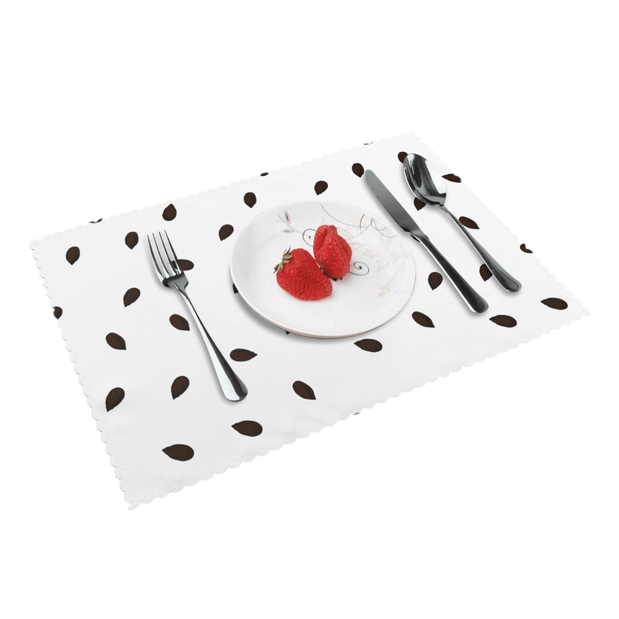 Home Watermelon Placemats Set Of 4 Washable Wipeable Place Mats Place ...