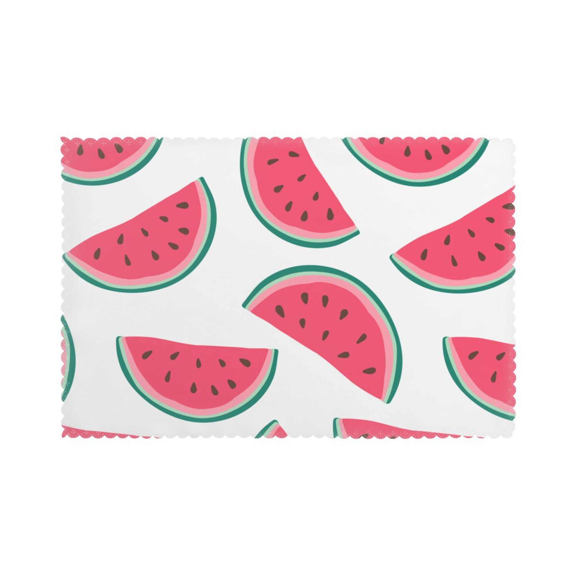 Home Watermelon Placemats Set Of 6 Washable Wipeable Place Mats Place ...