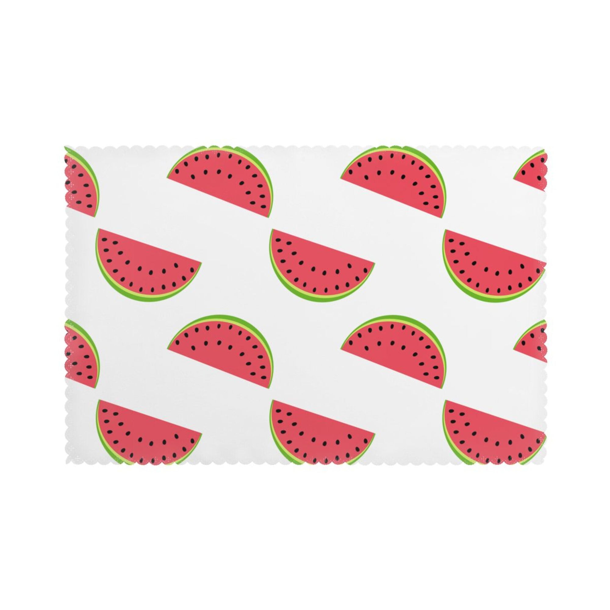 Home Watermelon Placemats Set Of 6 Washable Wipeable Place Mats Place ...