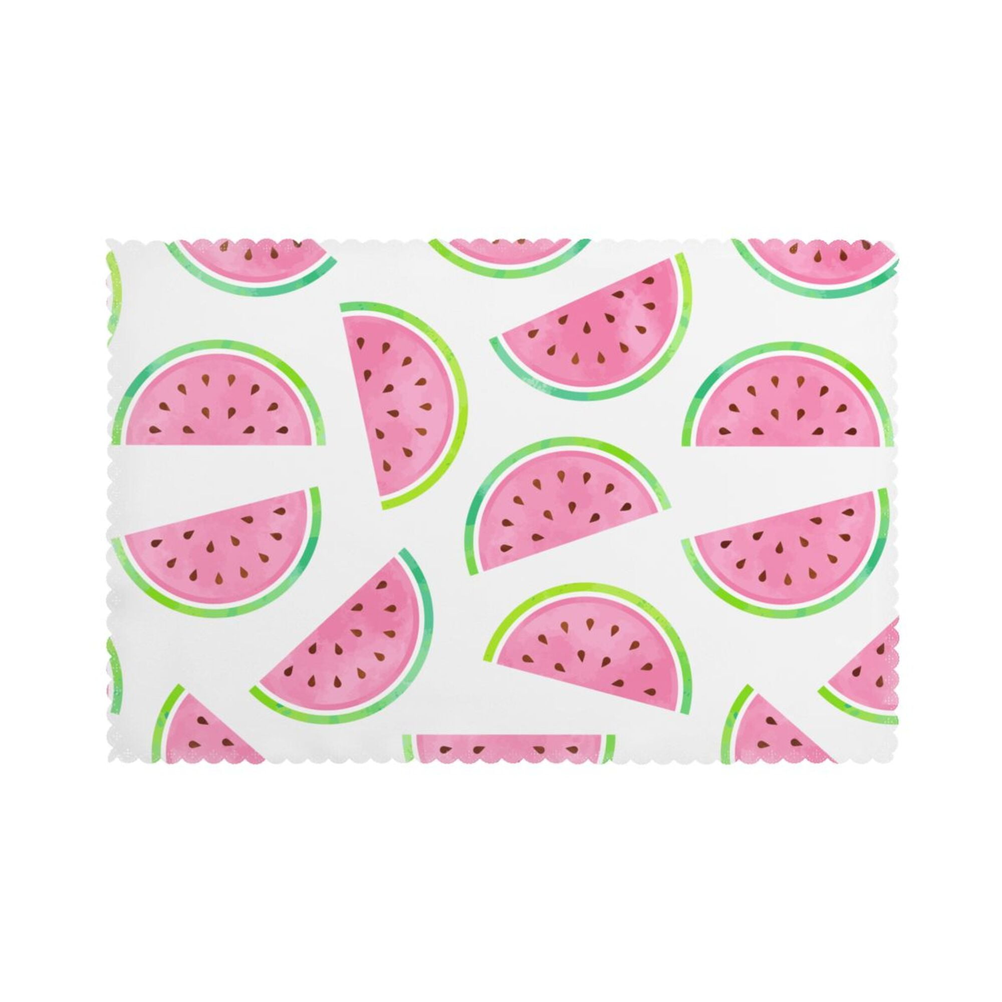 Home Watermelon Placemats Set Of 6 Washable Wipeable Place Mats Place ...