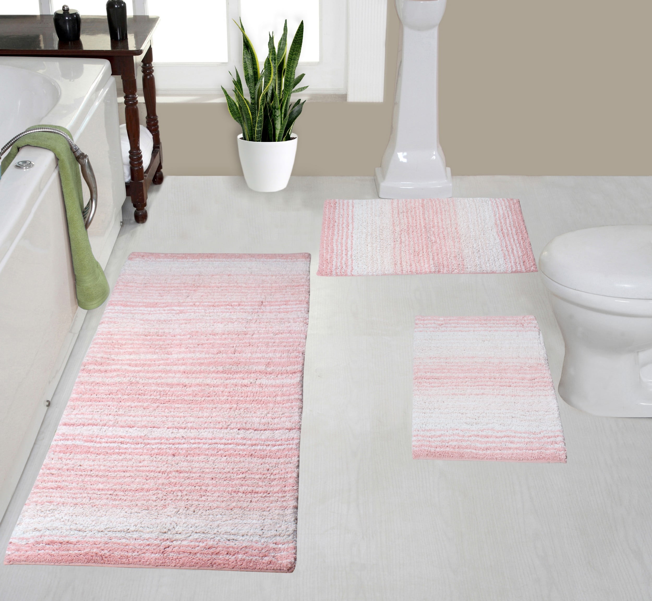 Home Weavers Gradiation Rug Collection, 100% Cotton, Machine Washable ...