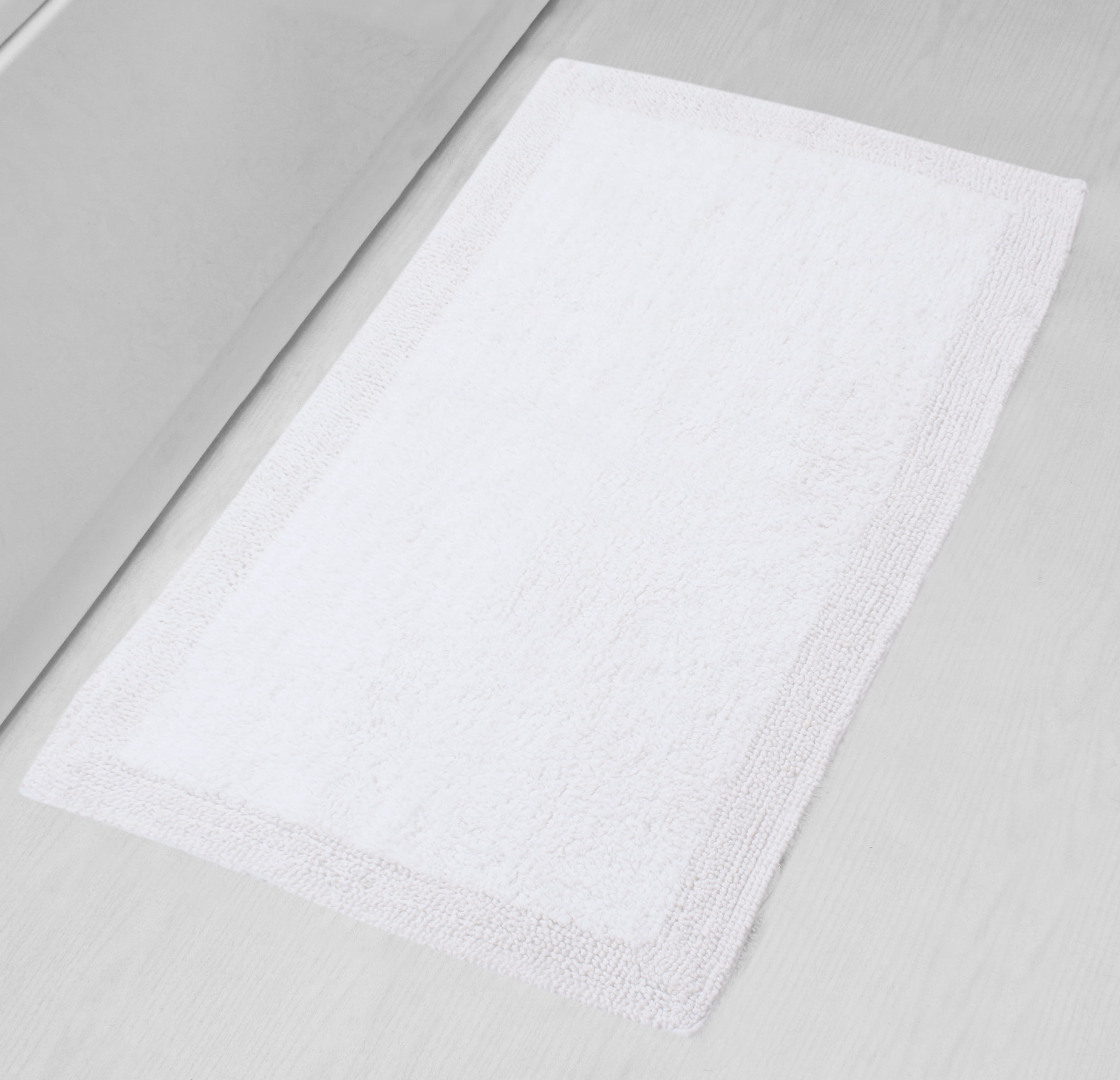 Home Weavers Luxury Bathroom Rug 100% Cotton Reversible Bathroom Rugs ...