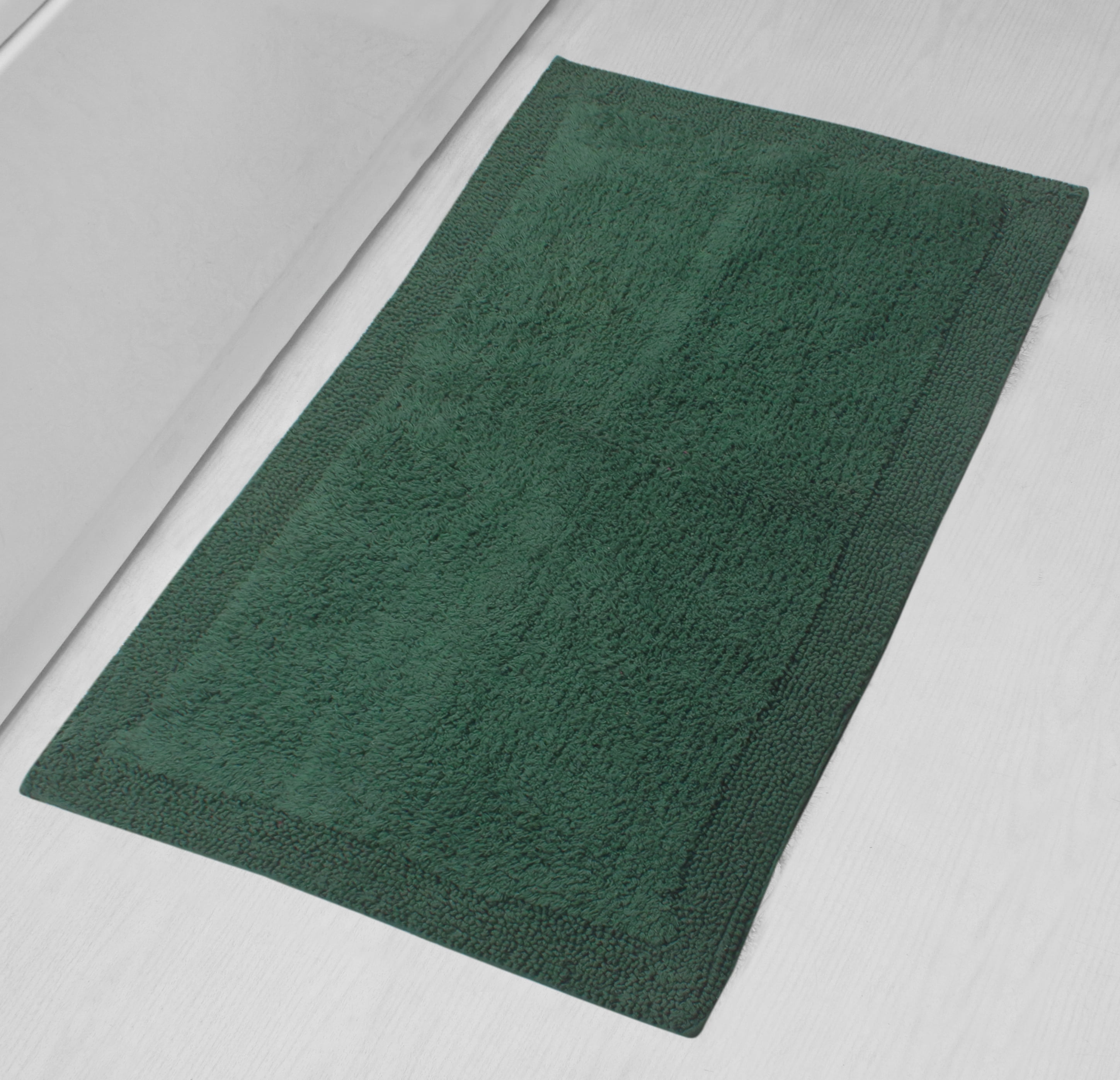 Home Weavers Luxury Collection Bathroom Rug, 100% Cotton, Reversible ...