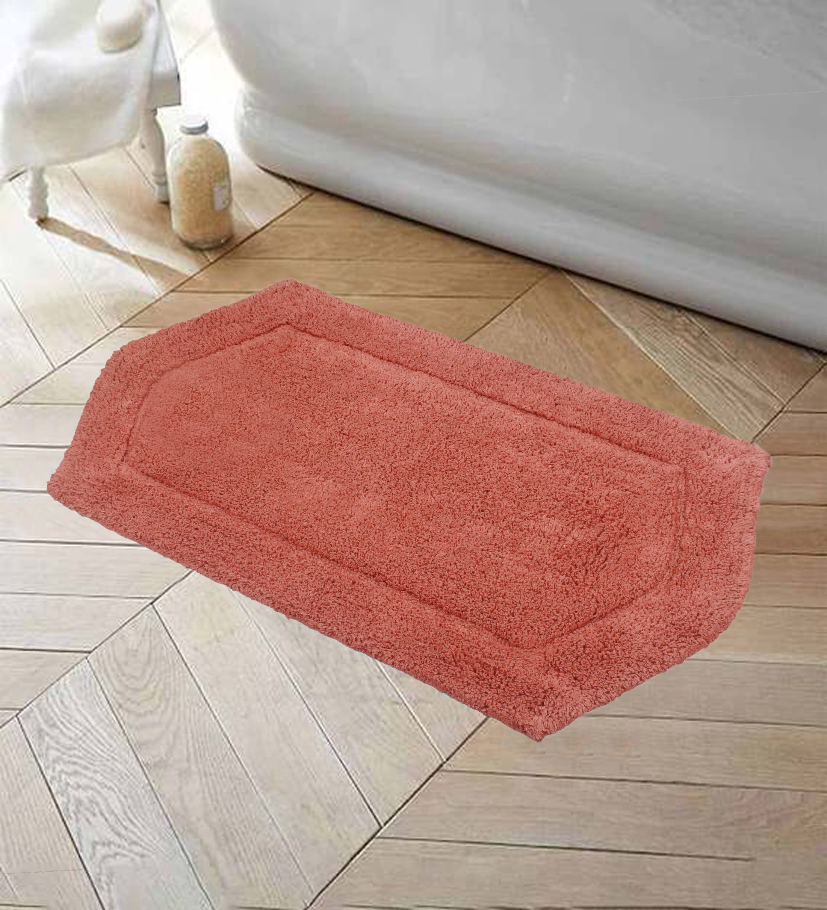 Home Weavers Waterford Collection Bathroom Rug 100% Cotton Tufted Bath ...