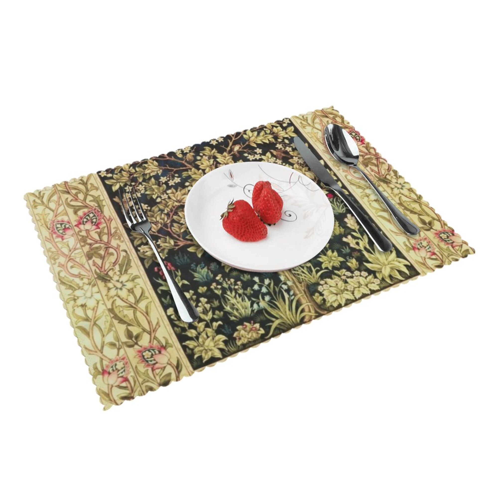 Home William Morris Tree Of Life Floral Vintage Art Placemats Set Of 4 ...