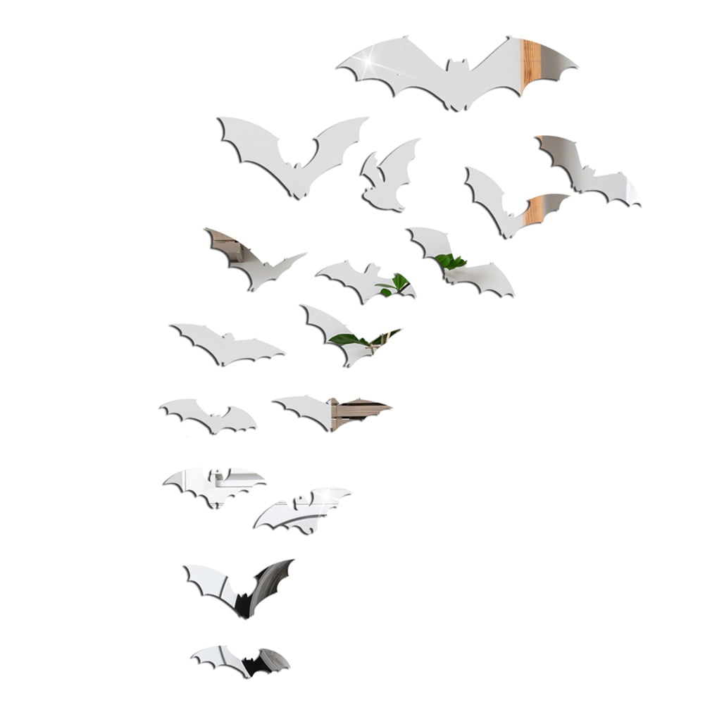 Home Window Decoration Bat Ghost Pumpkin Crow Ghost Hand Witch Window ...