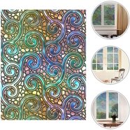 Frosted Glass Window Film Privacy Film Stained Glass Decals for ...