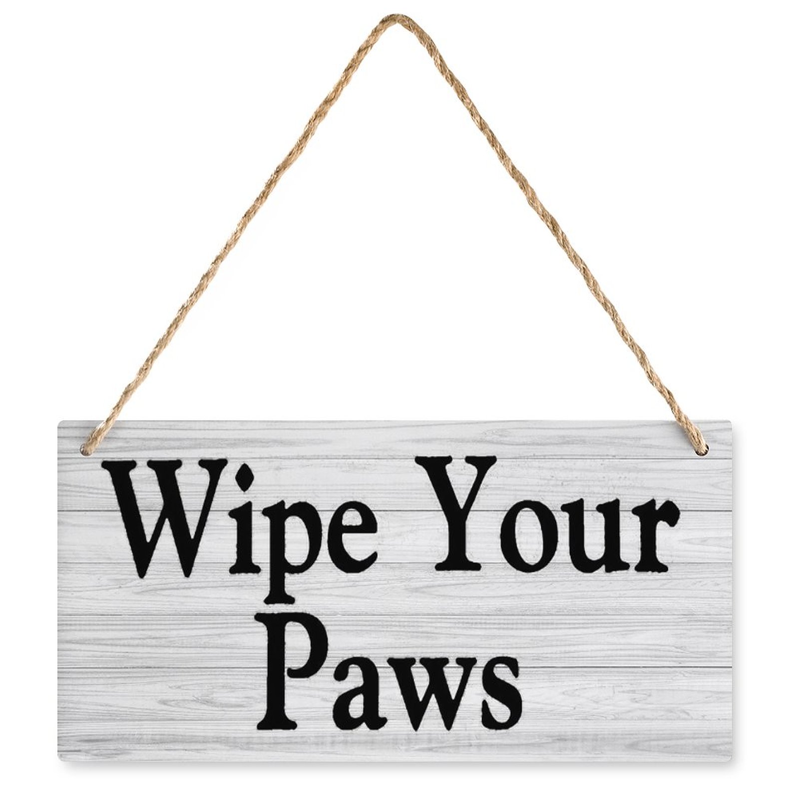 Home Wood Decor Signs Wipe Your Paws Home Decorative Printed Wood Wall ...