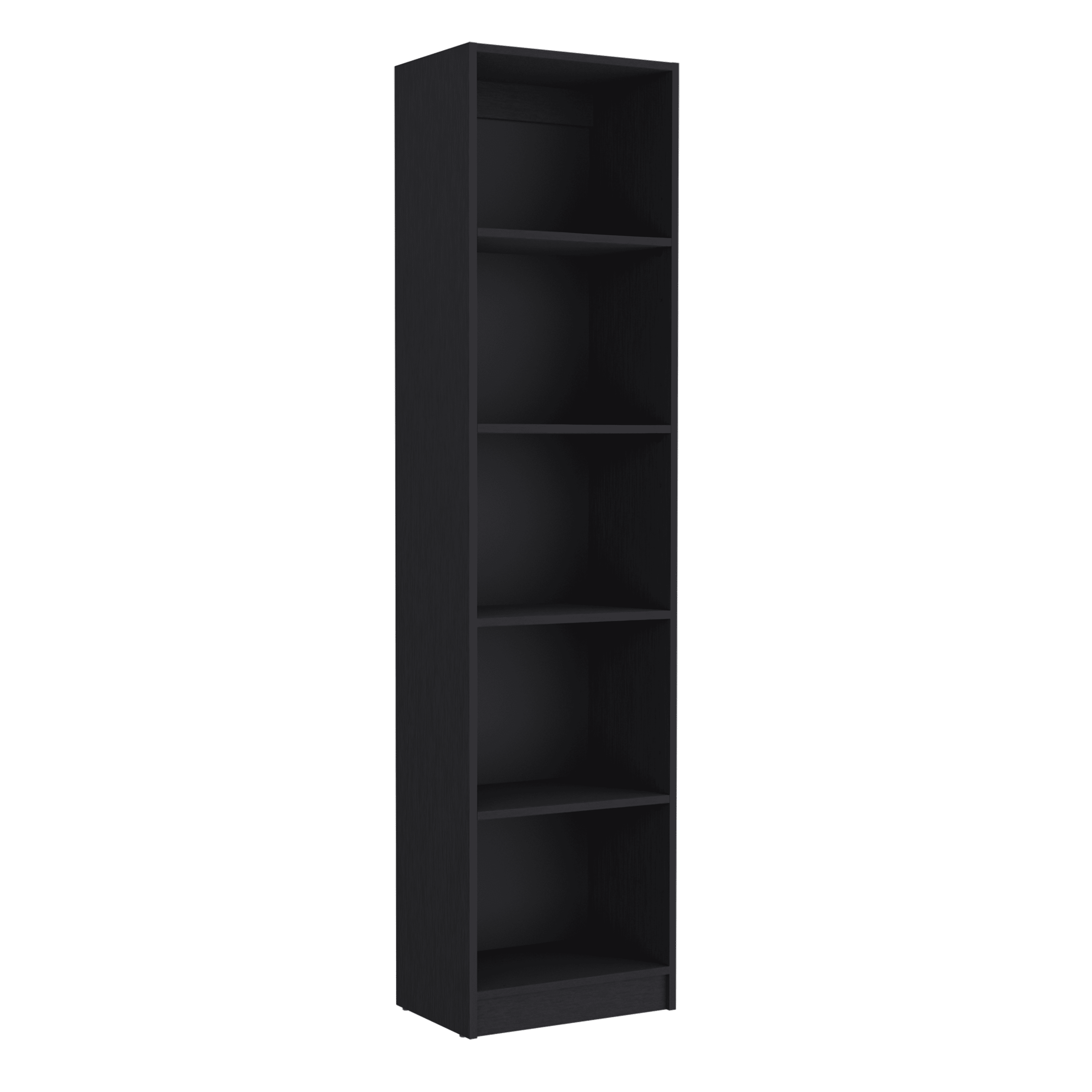 Home Xs Bookcase with 5-Tier Shelves and Slim Design - Walmart.com