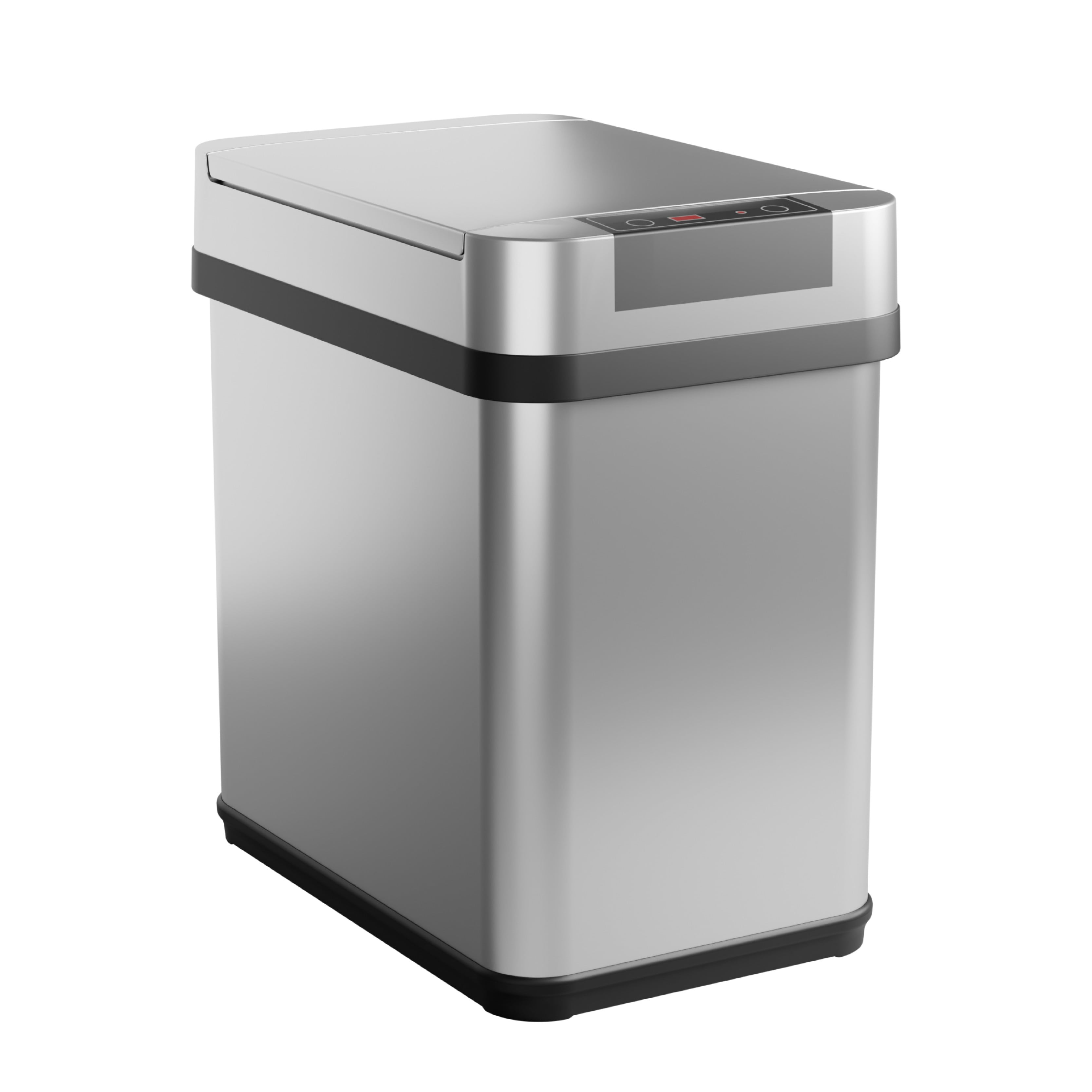 Home Zone Living 2 Gallon Slim Sensor Trash Can with Motion Sensor Lid ...