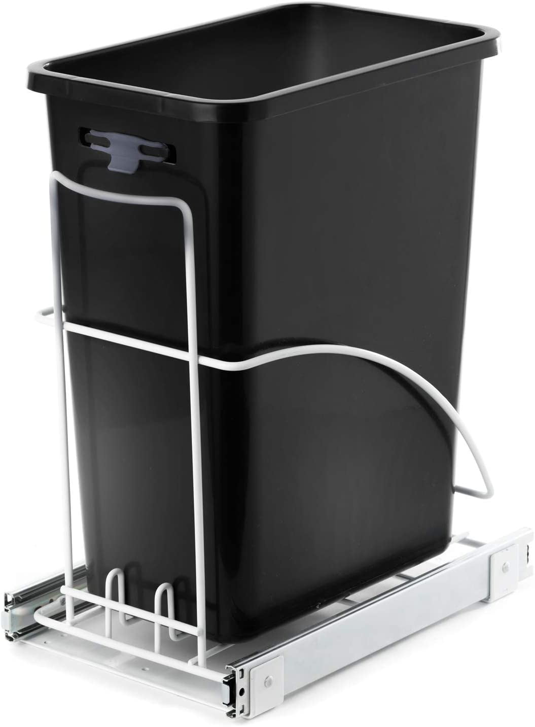 Home Zone Living Pull Out Trash Can for Recycling or Trash, Under Sink ...