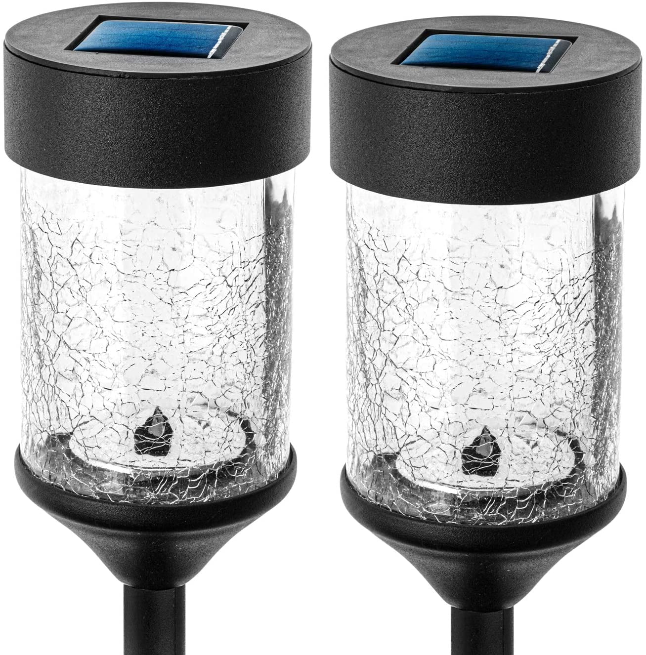 Home Zone Security Solar Pathway Light - Rotating Light Effect LED ...