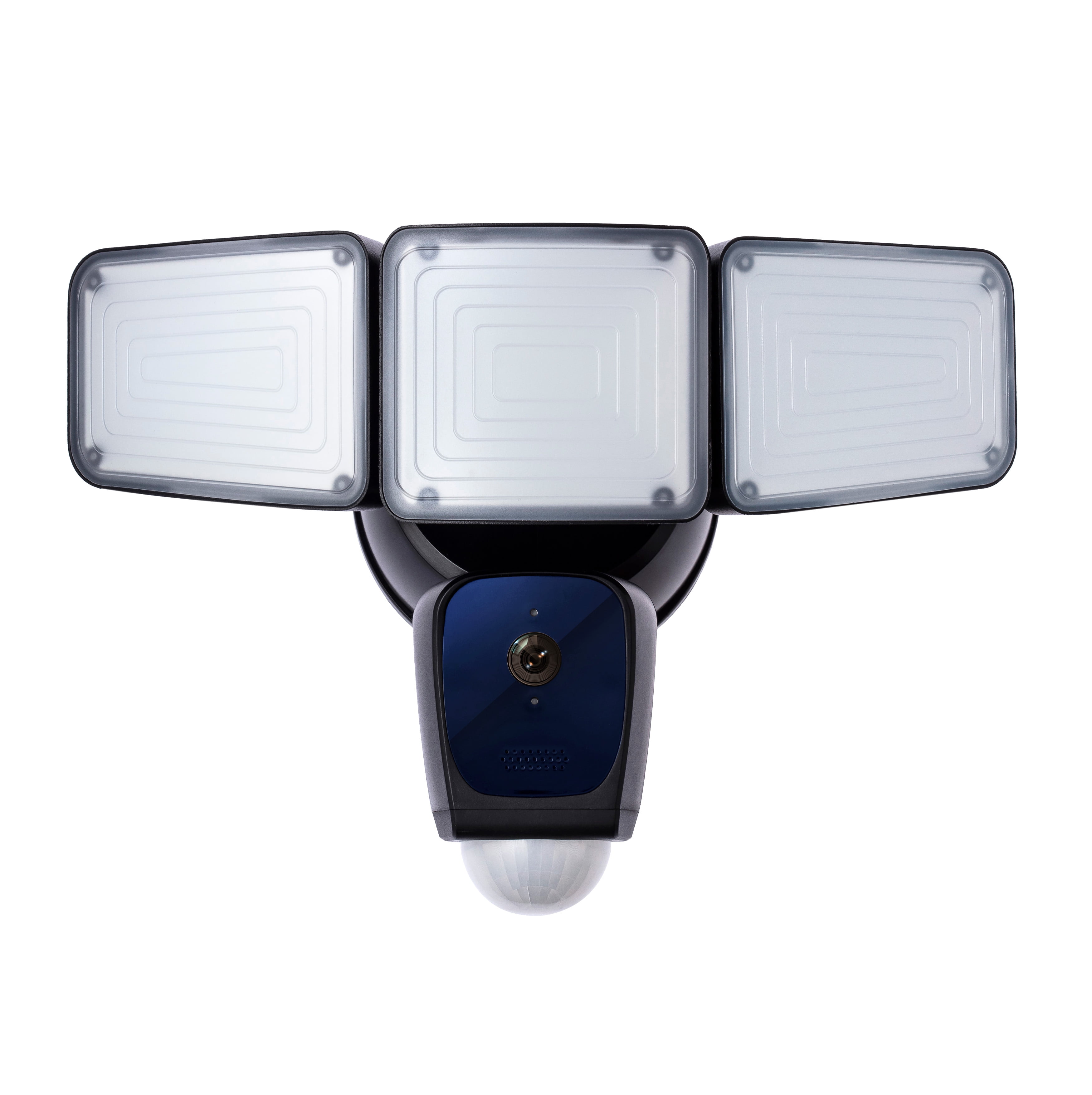 Home Zone Security Camera with Triple Head Flood Light – 3500 Lumen LED ...