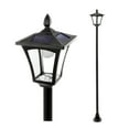 "Home Zone Outdoor Accent Solar Powered Lamp Post Light - 65"" Tall for ...