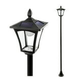 "Home Zone Outdoor Accent Solar Powered Lamp Post Light - 65"" Tall for ...