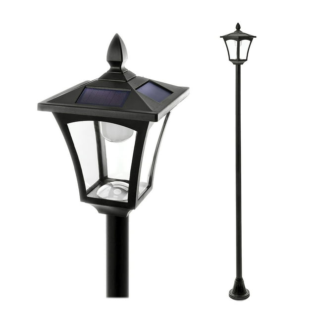 "Home Zone Outdoor Accent Solar Powered Lamp Post Light - 65"" Tall for ...