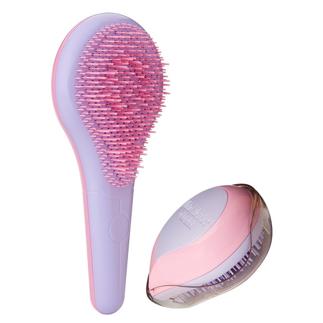 Home and Travel Detangler Set - Classic Detangler Brush for Healthy ...