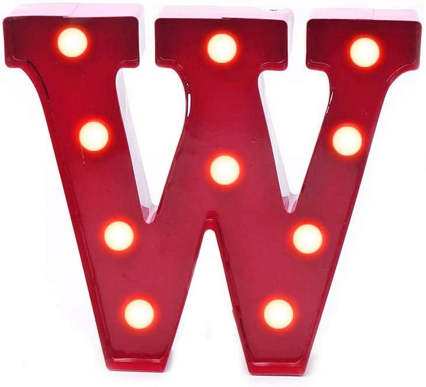 Home by Jackie Inc Decorative Red Vintage Metal Hanging Light up LED ...