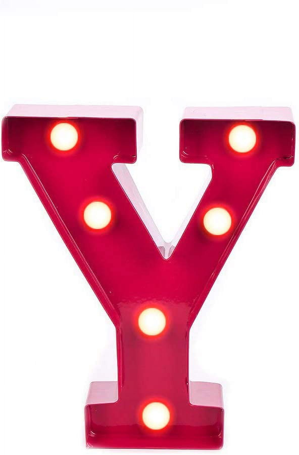 Home by Jackie Inc Decorative Red Vintage Metal Hanging Light up LED ...