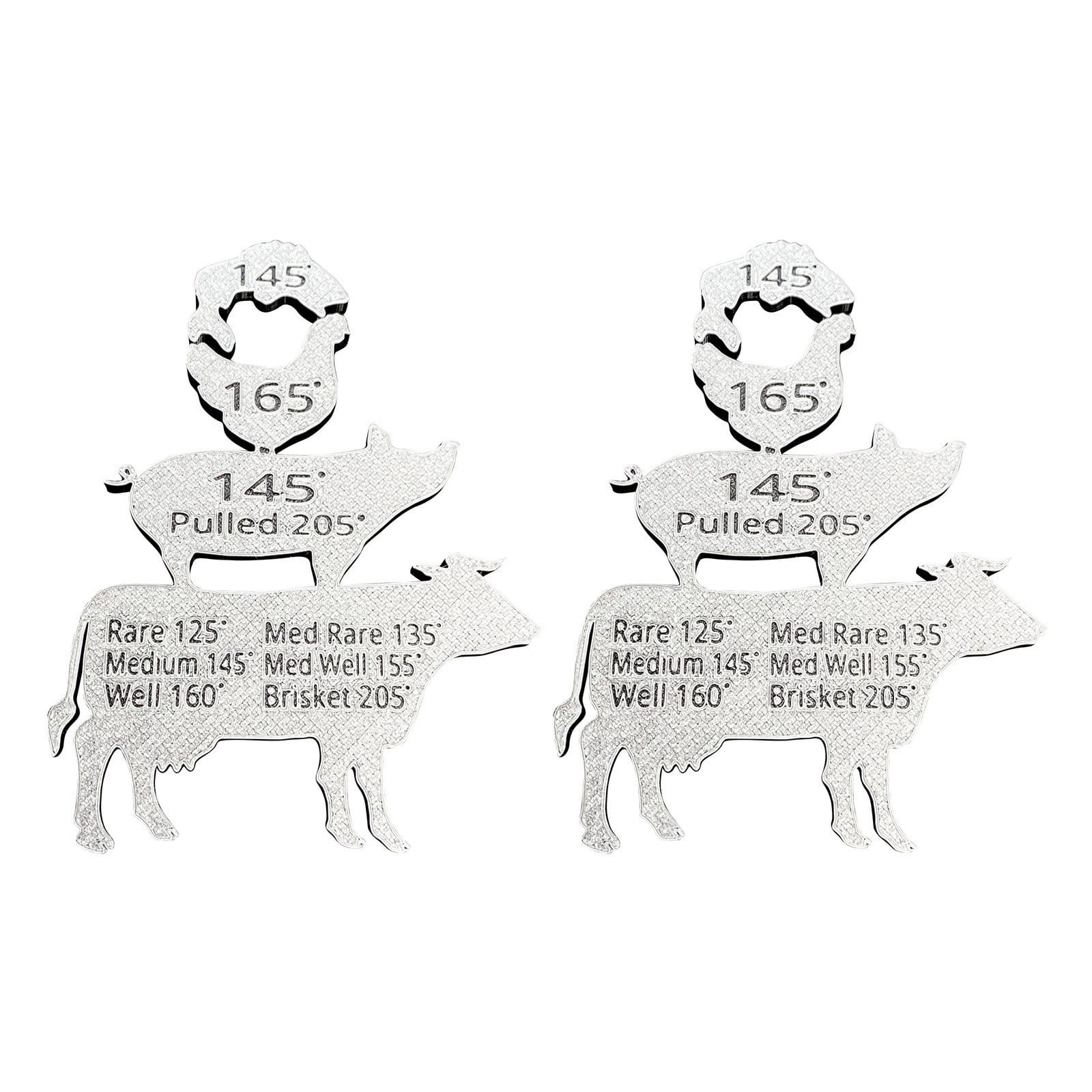 Home Zeceouar Items for Kitchen Wooden Meat Temperature Magnet,ken,Beef ...