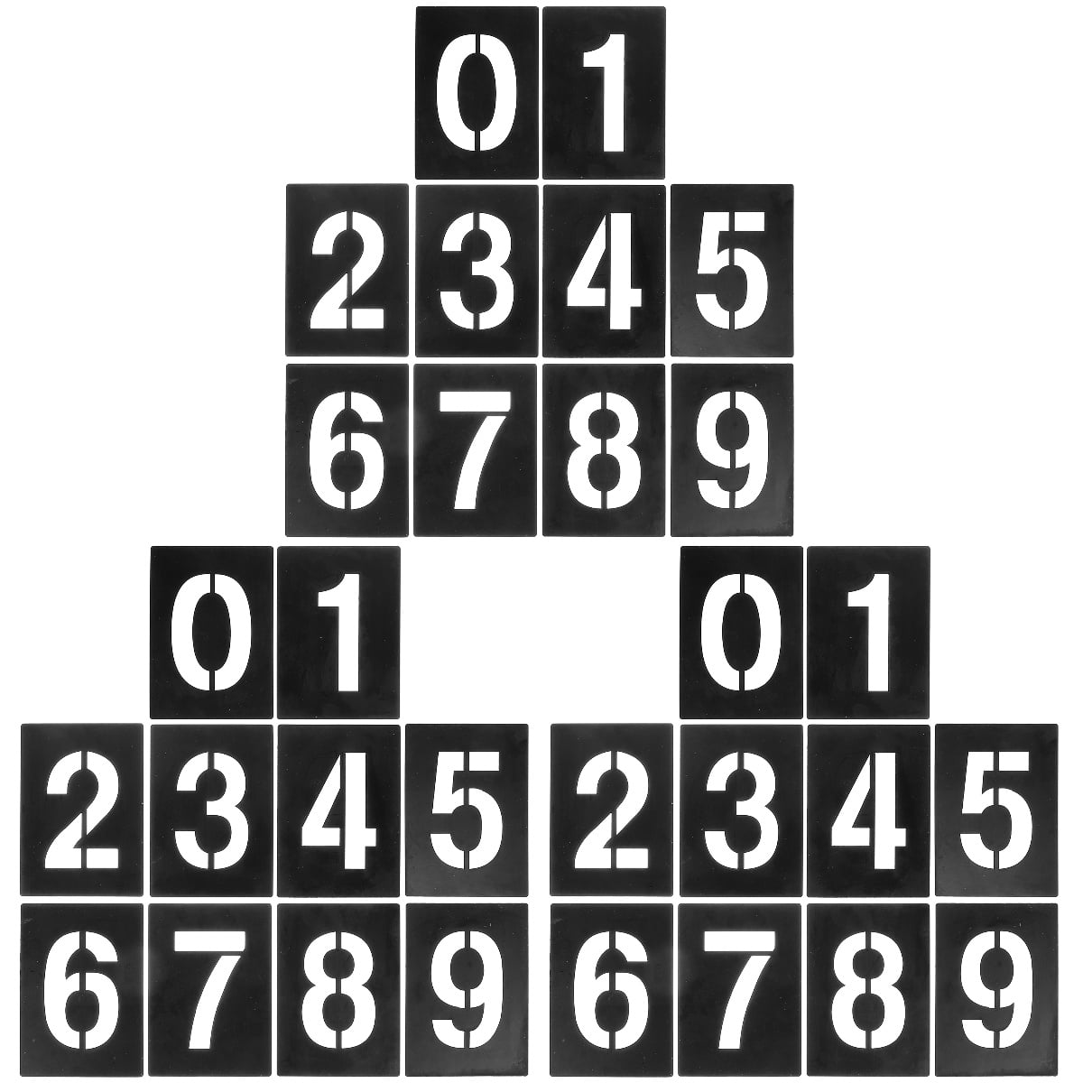 Home+decor Digital Template Holiday Stencils Reusable Number Address ...