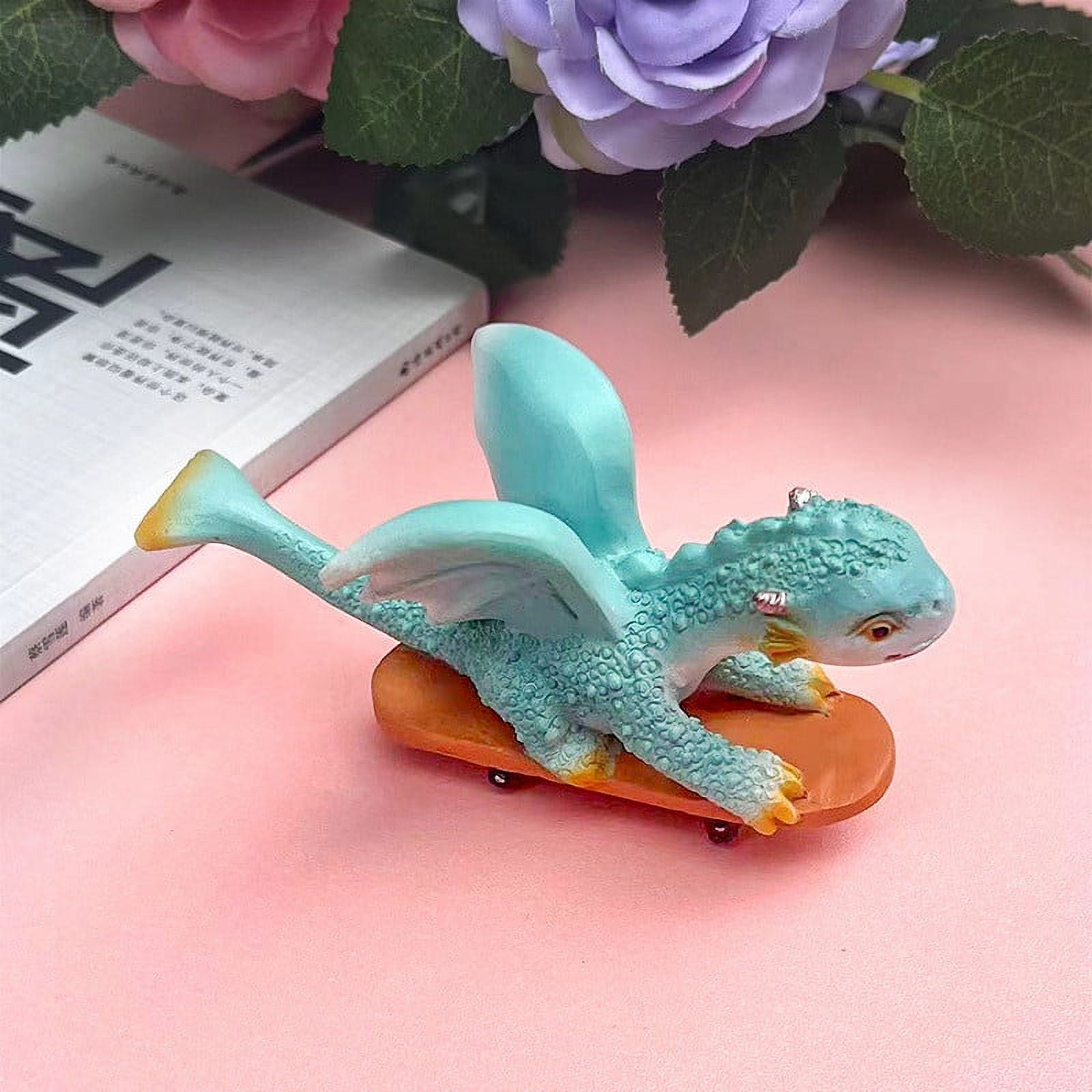 Home Decor Gnobogi Dragon Statue Mini Dragon Figurine, Resin Home Decor ...