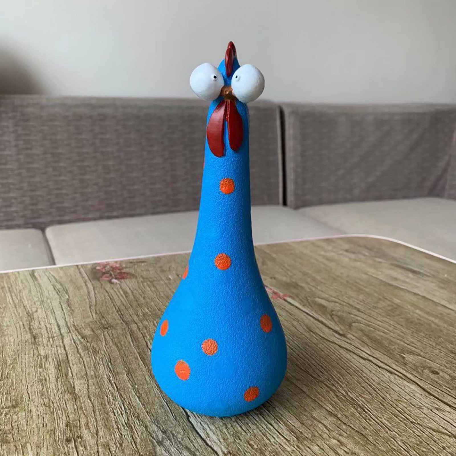 Home Decor Gnobogi Silly Chicken Decor,Silly Concrete Chickens,Funny ...