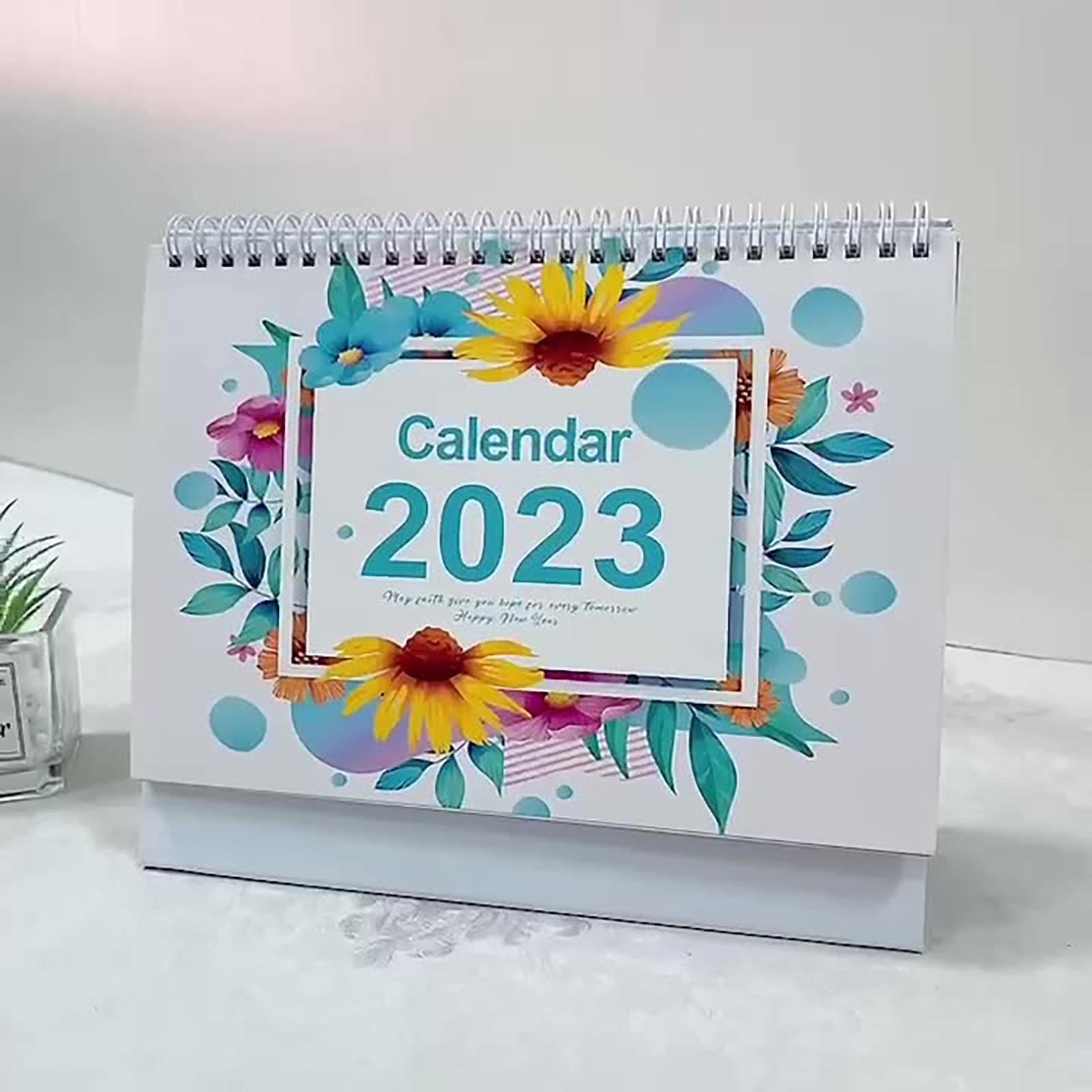 Home decor ZKCCNUK 2023 Table Calendar Countdown Schedule Table Table ...