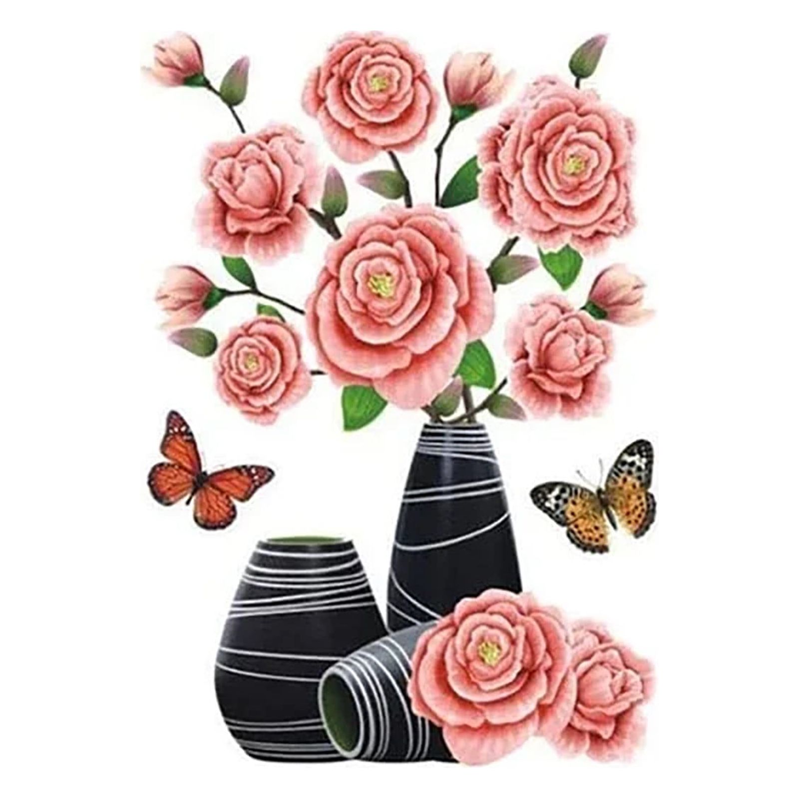 Home decor ZKCCNUK 3 D Vase StickerWall Sticker Home Refrigerator ...