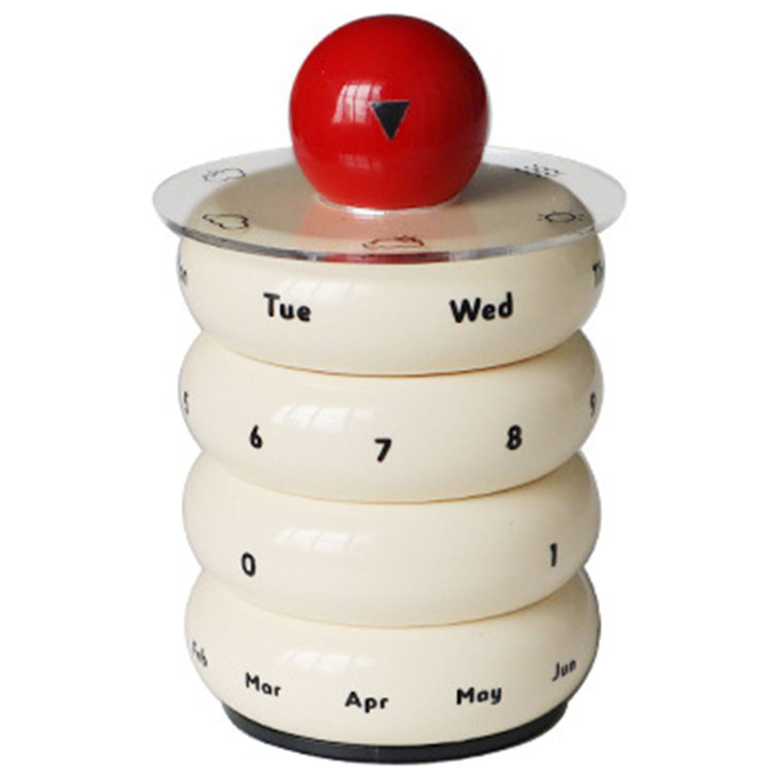 Home decor ZKCCNUK Color Contrast Can Rotate Originality Calendar Desk ...